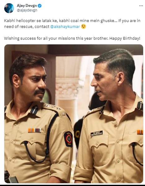 Happy birthday, Akshay Kumar! Ajay Devgn, Suniel Shetty, others post heartfelt wishes - India Today